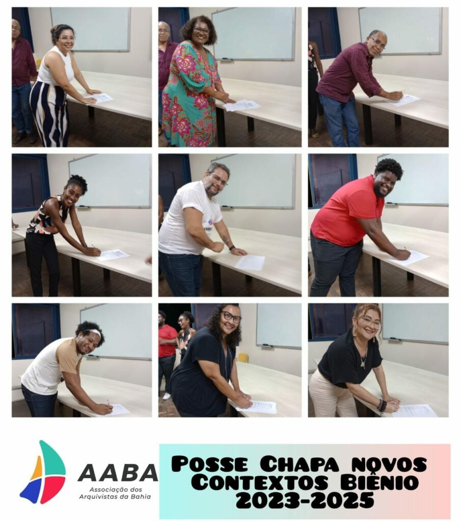 Ato de posse da gestão Novos Contextos biênio 2023-2025 – Associação ...